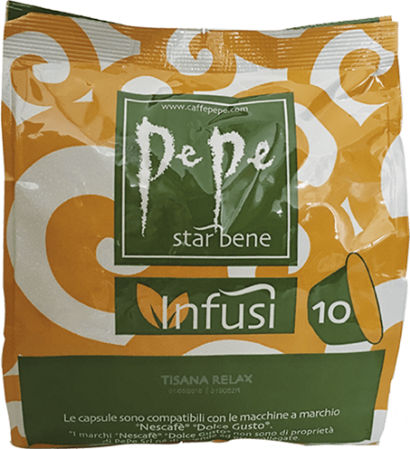 Pepe Tisana Relax 10 capsule compatibili Nescafè Dolce Gusto - NON ...
