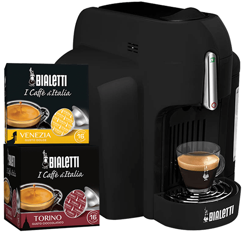 Mini Express nera + 96 capsule